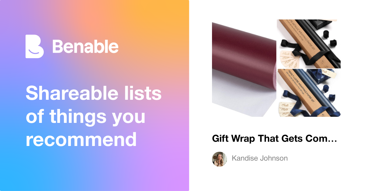 Gift Wrap That Gets Compliments (Every. Time.)