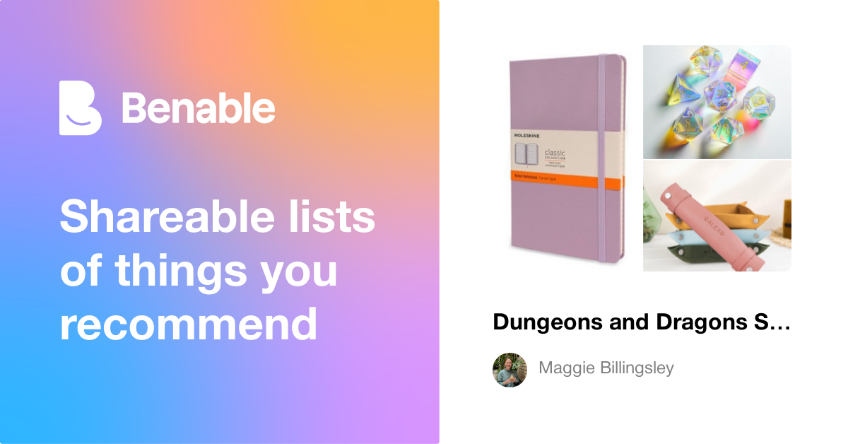 Dungeons and Dragons Starter Pack (aka my fav gear for DnD night)