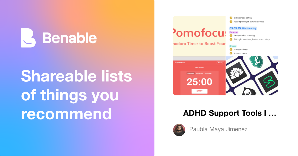 🧠 ADHD Support Tools I Use to Stay Focused & Calm (Helpful, real-life ...