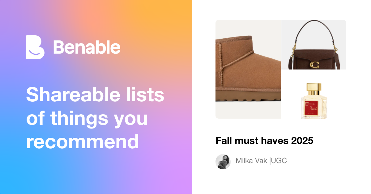 Fall must haves 2025