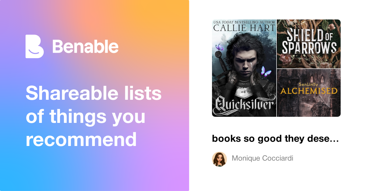 books so good they deserve a 6th star