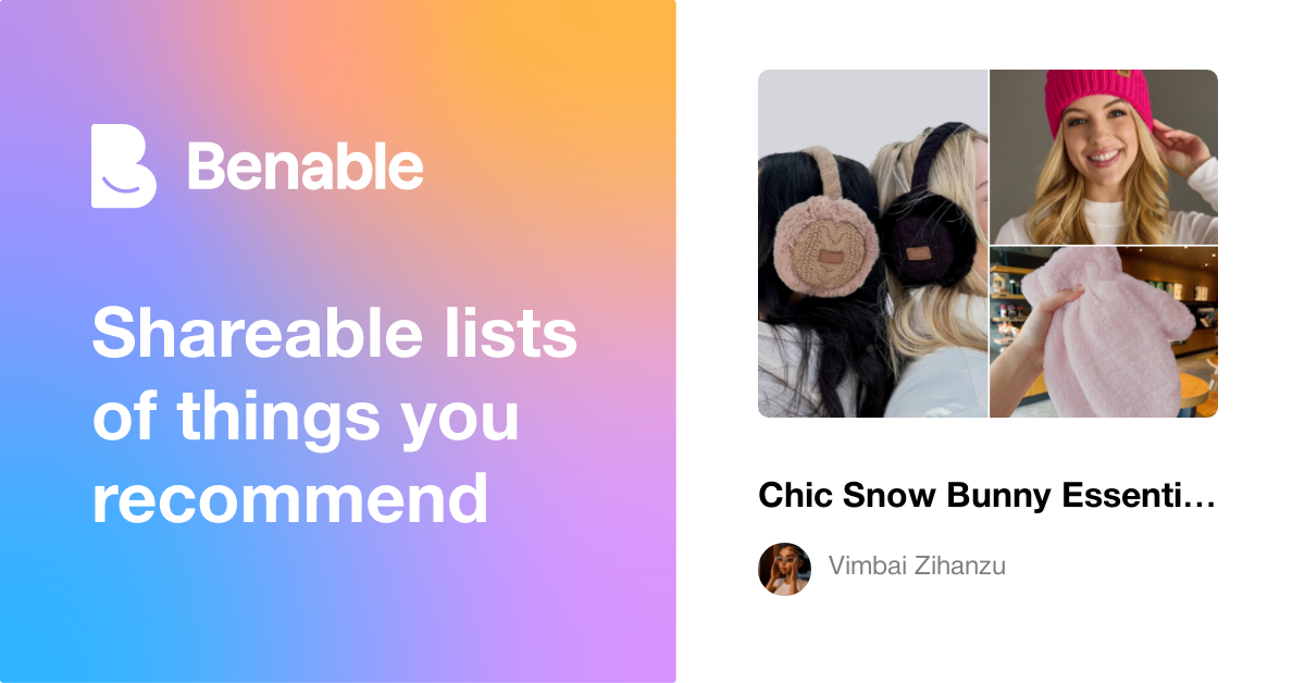 Chic Snow Bunny Essentials 🌨️ for Under $50 ️