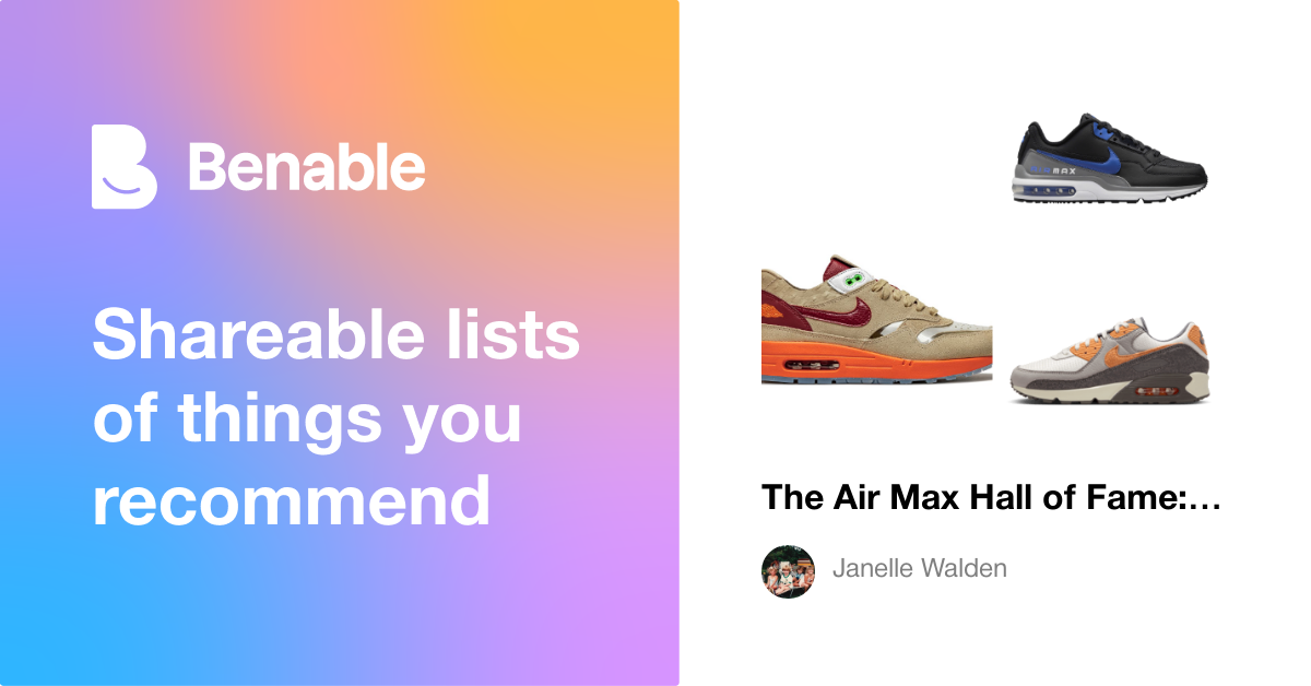 The Air Max Hall of Fame: My All-Time Favorites
