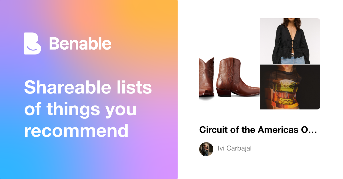 Circuit of the Americas Outfit Ideas (COTA Outfit Ideas)