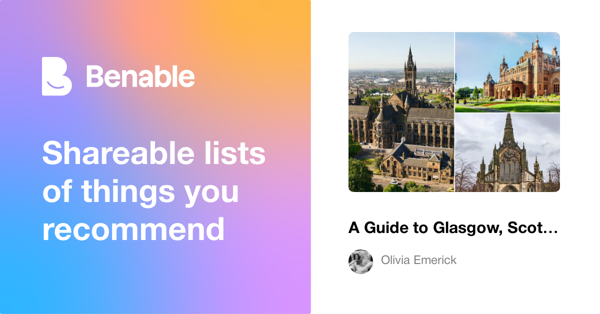 A Guide to Glasgow, Scotland: Activities & Restaurants
