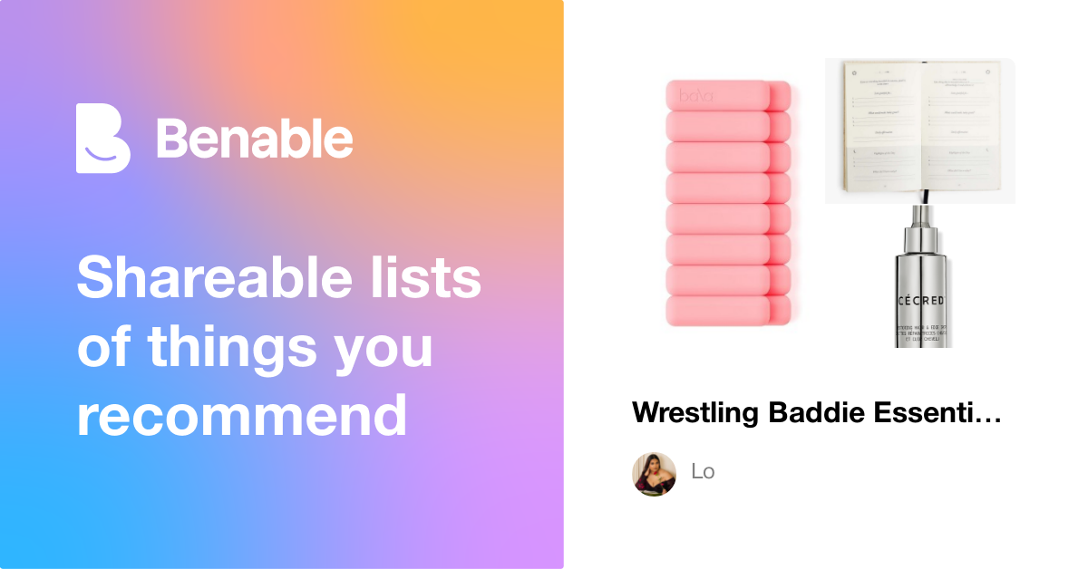 Wrestling Baddie Essentials for 2026