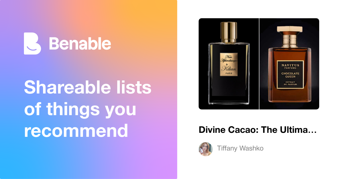 Divine Cacao: The Ultimate Chocolate Perfume Guide