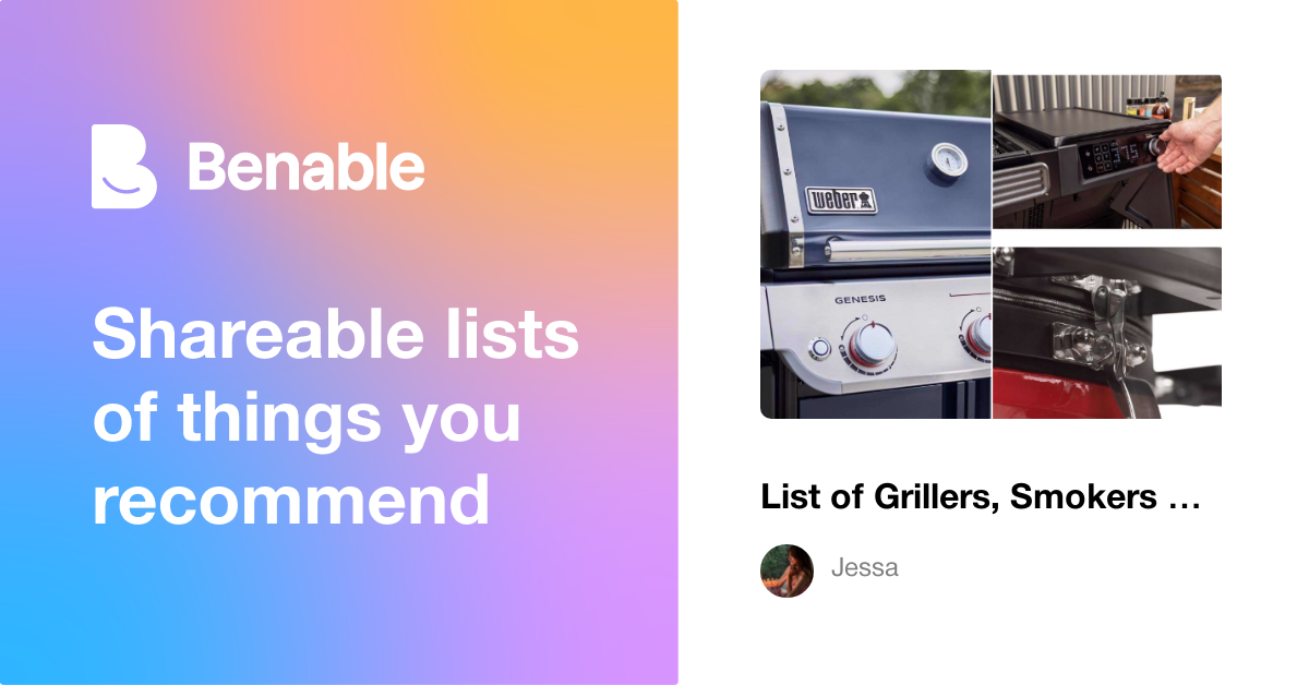 List of Grillers, Smokers & BBQ Sauces, Seasoning & Rubbers