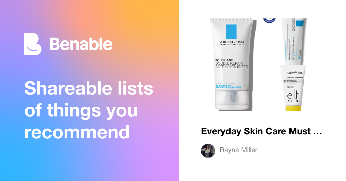 Everyday Skin Care Must Haves