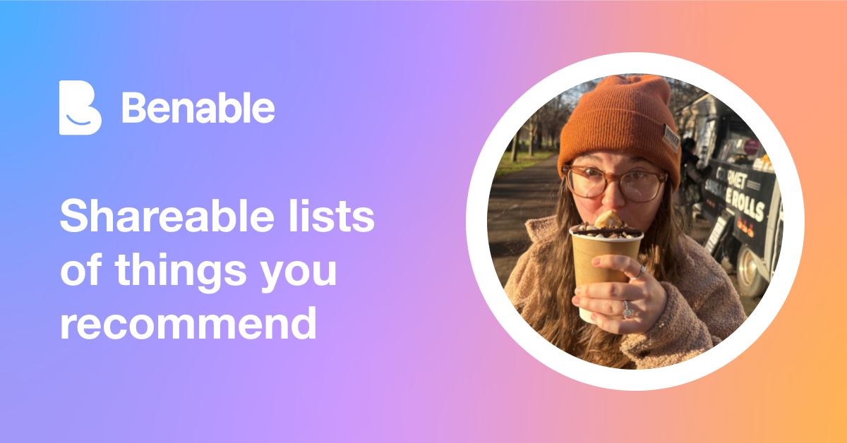 Everything @roeboat (April Roe) recommends - Benable