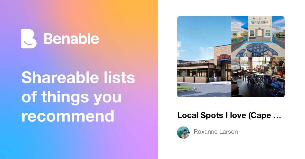 Local Spots I love (Cape Coral)