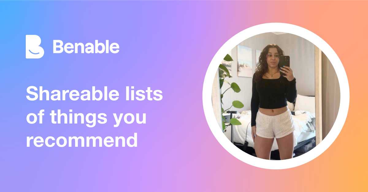 Everything @sarah_rizz (Sarah Rizz) recommends - Benable