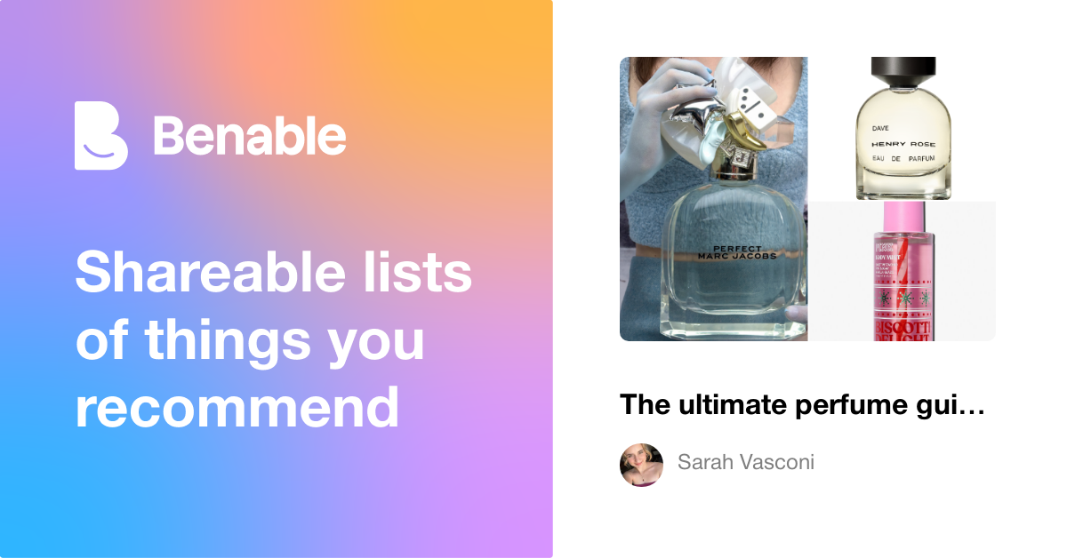 The ultimate perfume guide to smelling the best