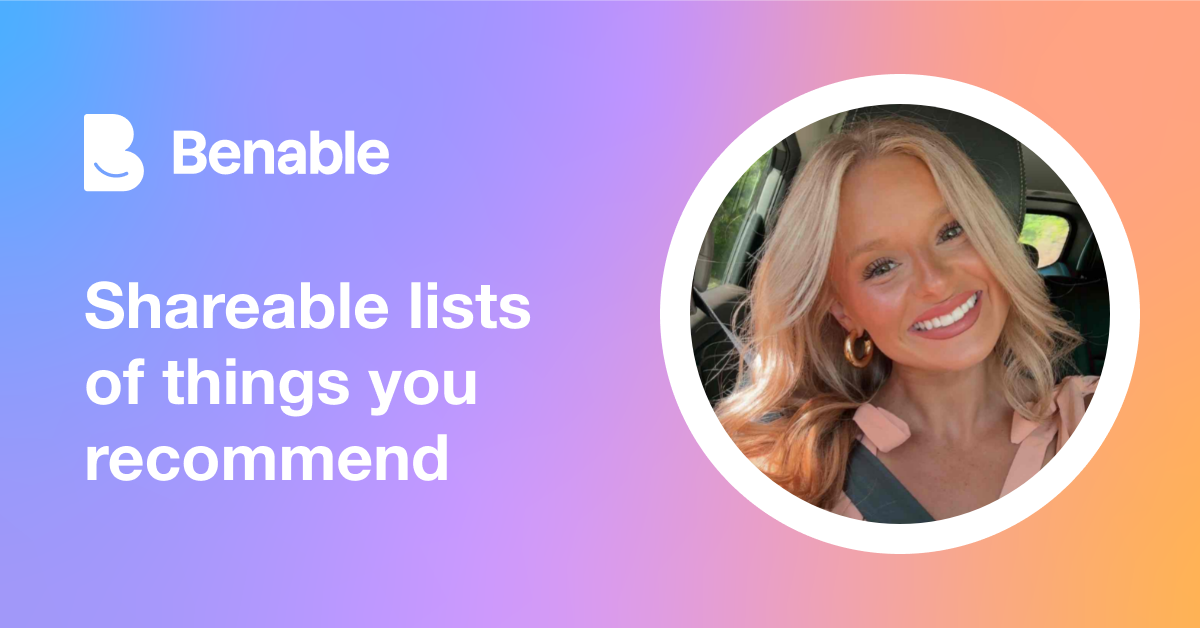 Everything @simplyhannah (Hannah Henderson) recommends - Benable