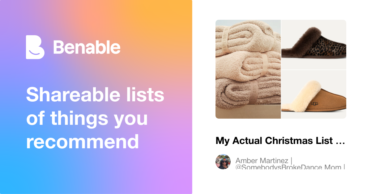 My Actual Christmas List as an Almost 40 Year Old Millennial Mom Who ...