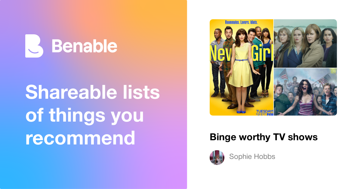 Binge worthy TV shows