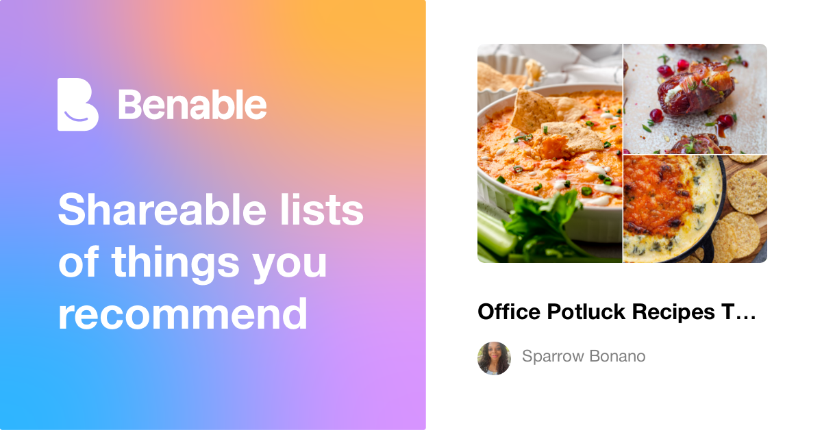 Office Potluck Recipes That’ll Even Outshine “Susan’s” Famous Dip