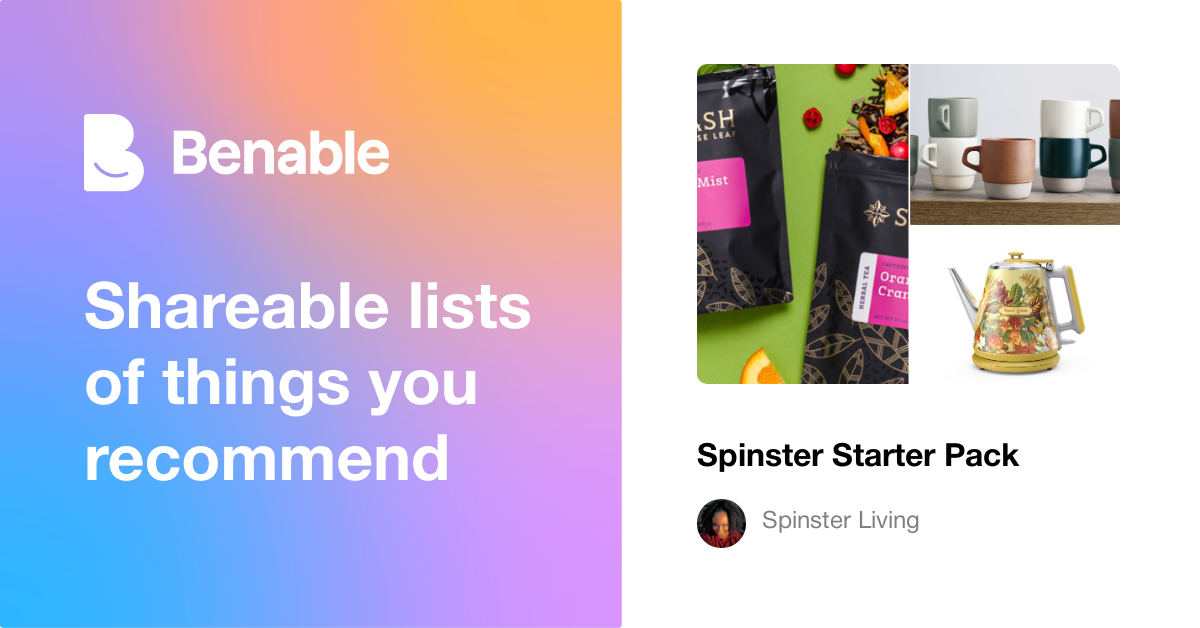 Spinster Starter Pack