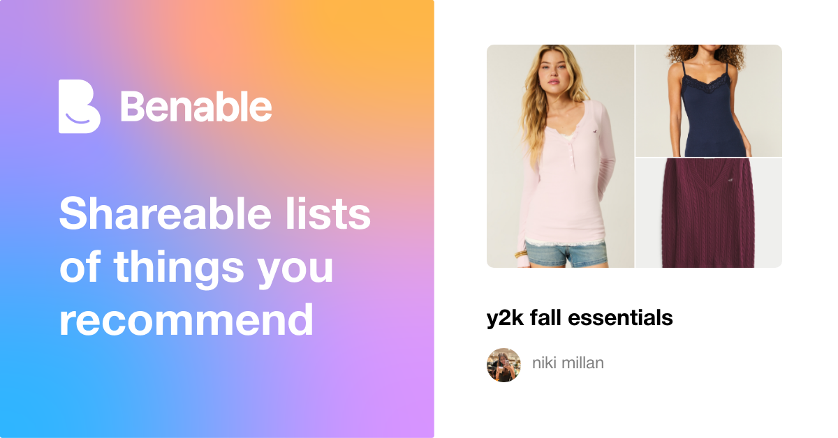y2k fall essentials