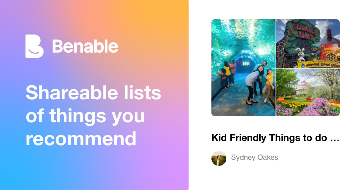 Kid Friendly Things to do in Cincinnati