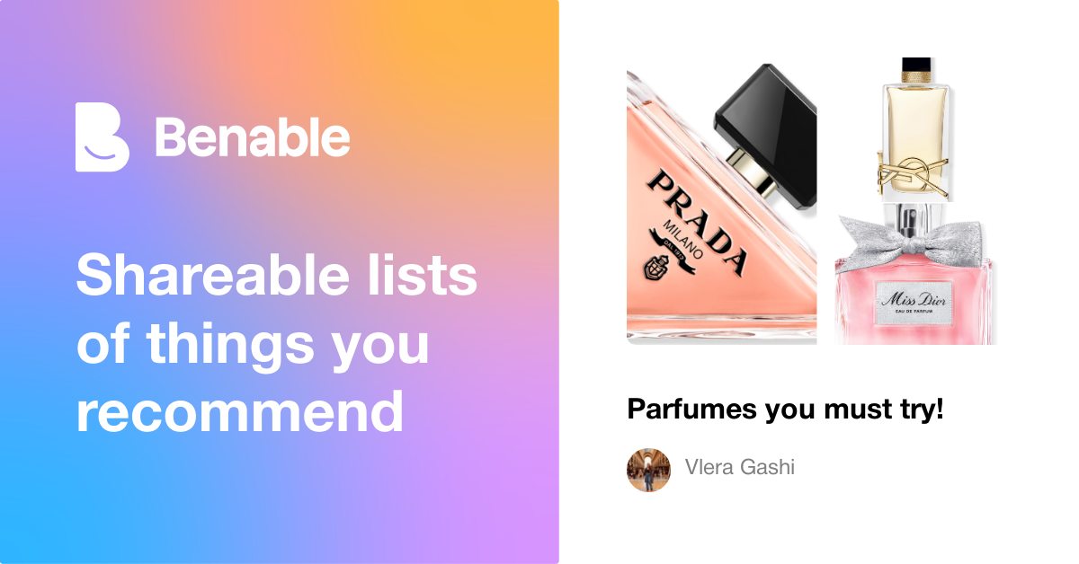 Parfumes you must try!