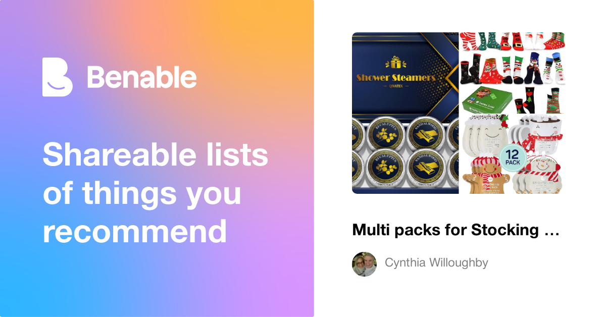 Multi packs for Stocking Stuffers and Gift Baskets