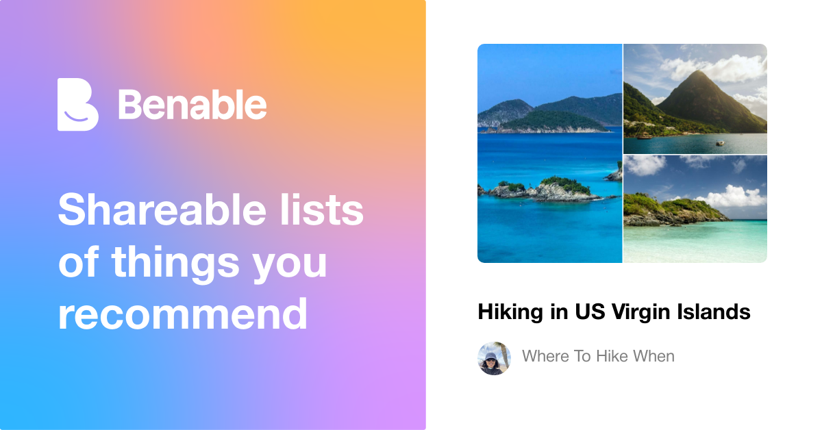 Hiking in US Virgin Islands