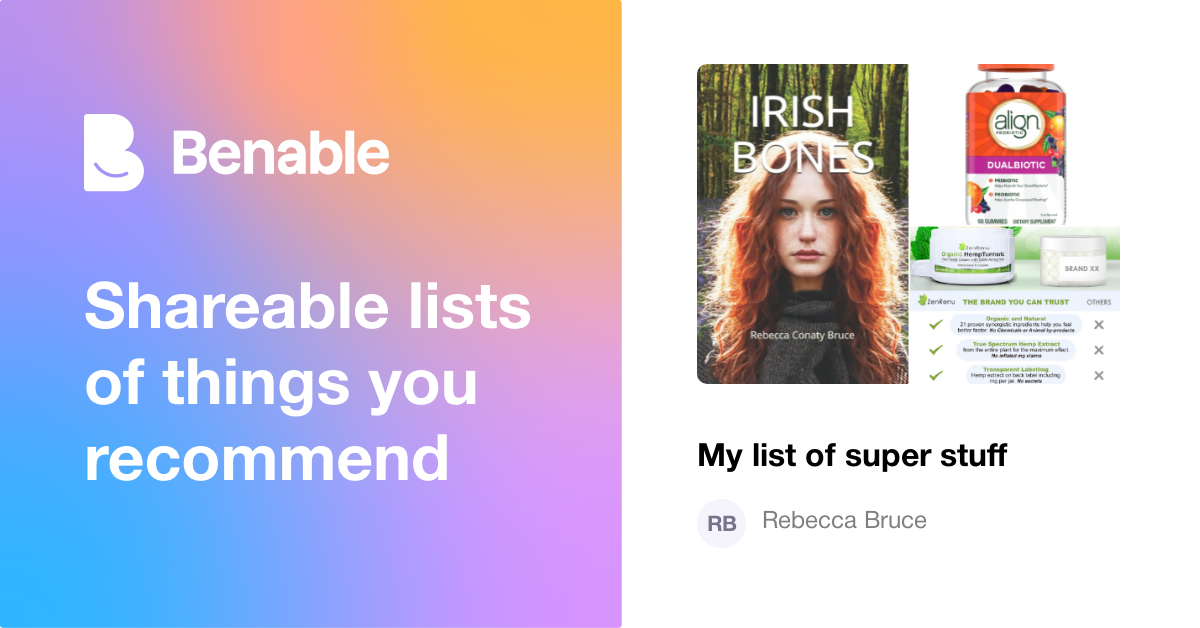 My list of super stuff