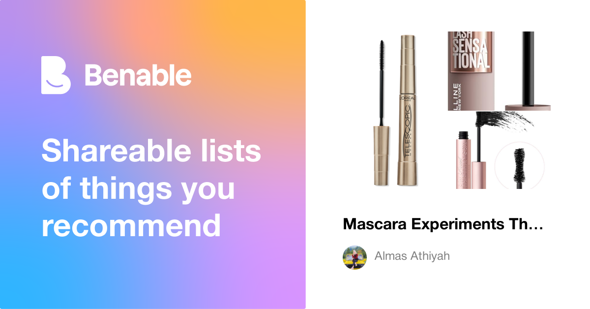 Mascara Experiments That Wow👀