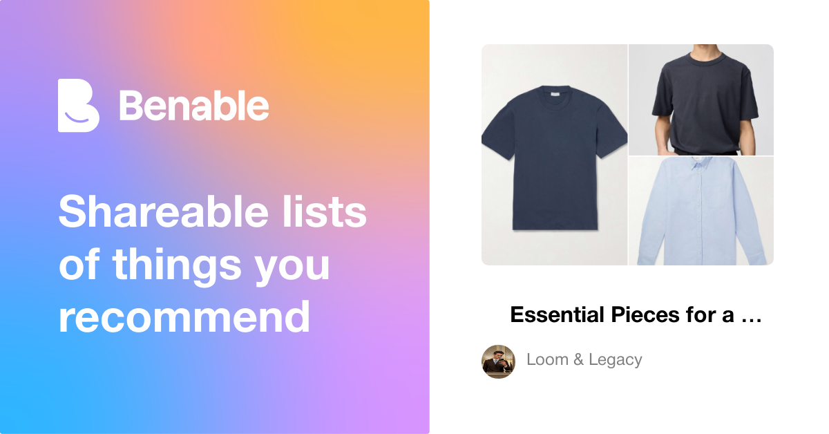 👔 Essential Pieces for a Men's Capsule Wardrobe (2026 Minimalist Guide)