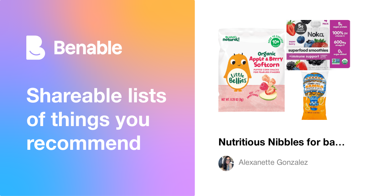 Nutritious Nibbles for baby's : Healthy Snack Ideas for 6+months