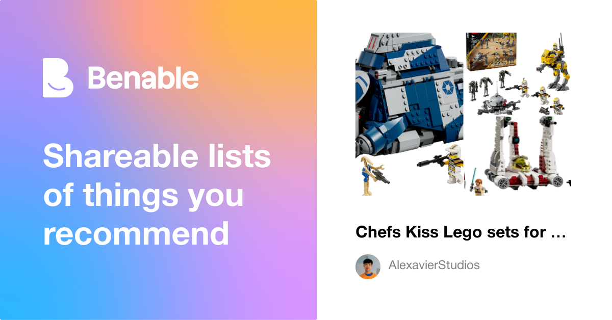 Chefs Kiss Lego sets for 2026