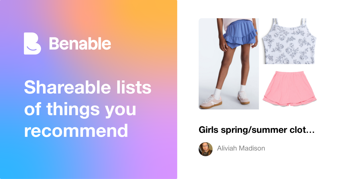 Girls spring/summer clothes