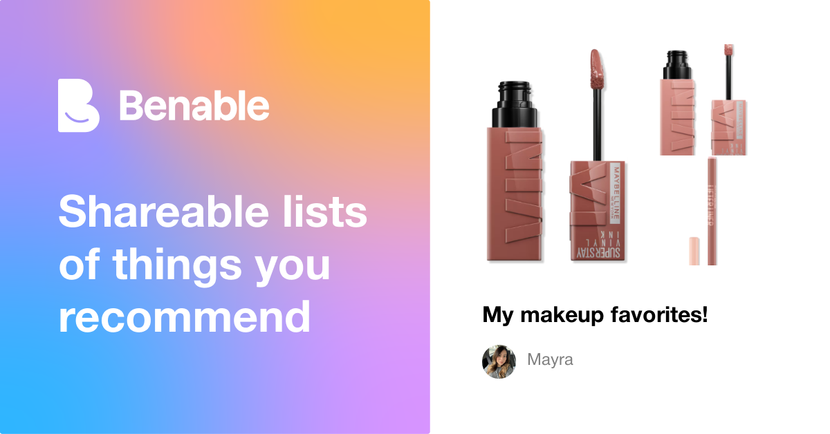 My makeup favorites! 💄