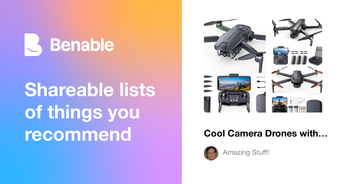 Cool Camera Drones with the Right Stuff