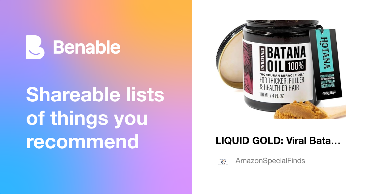 LIQUID GOLD: Viral Batana Oil for Hair Growth, Scalp Health, and Amazon ...
