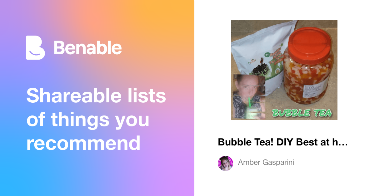 Bubble Tea! DIY Best at home Boba.