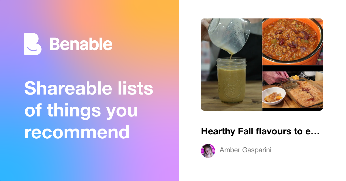 Hearthy Fall flavours to excite your taste buds