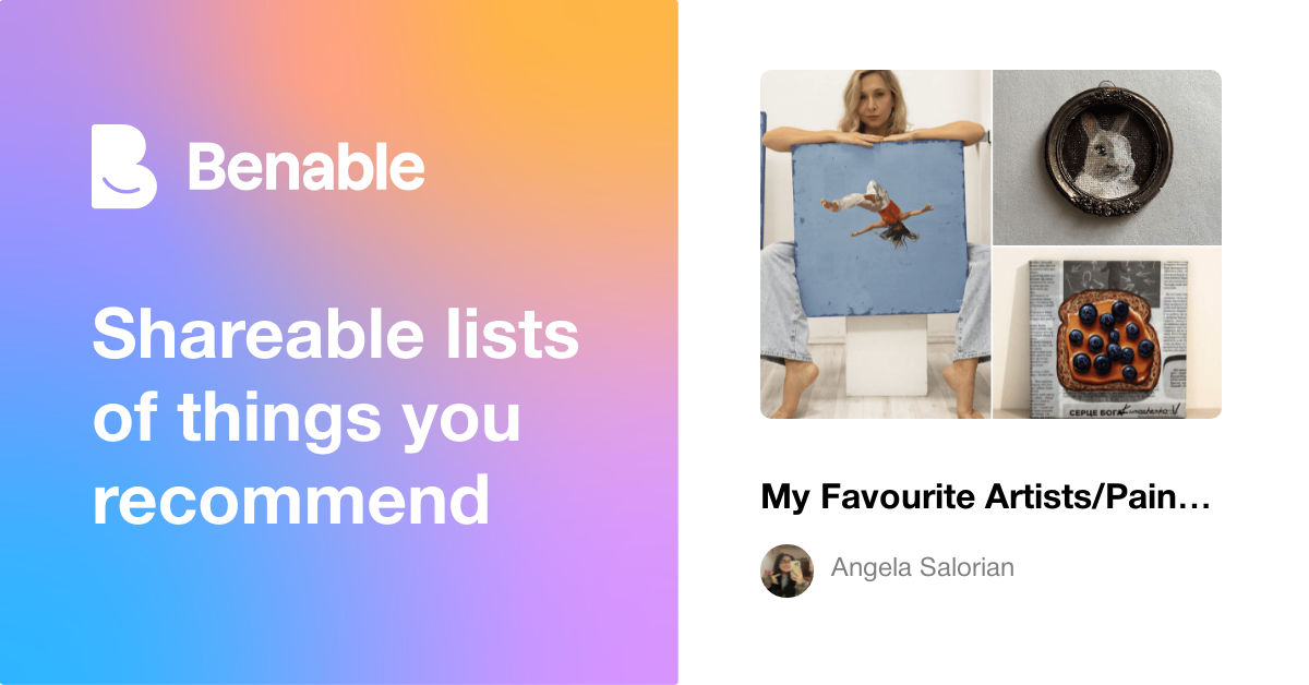 My Favourite Artists/Paintings on Etsy