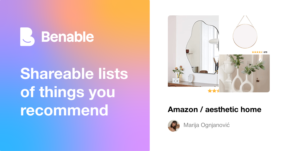Amazon / aesthetic home