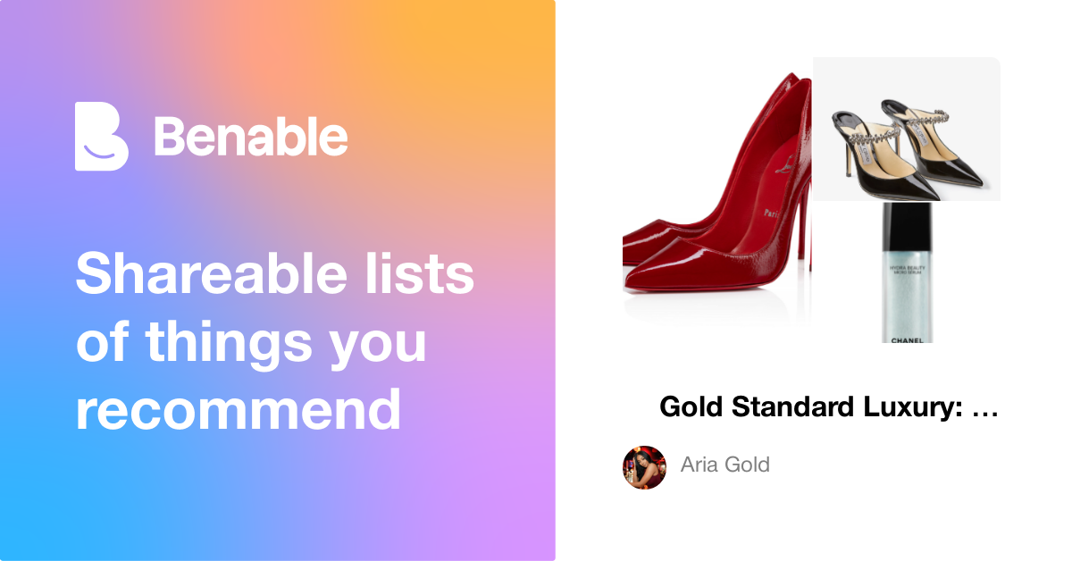 💎 Gold Standard Luxury: The Essentials Every High-Status Woman Owns