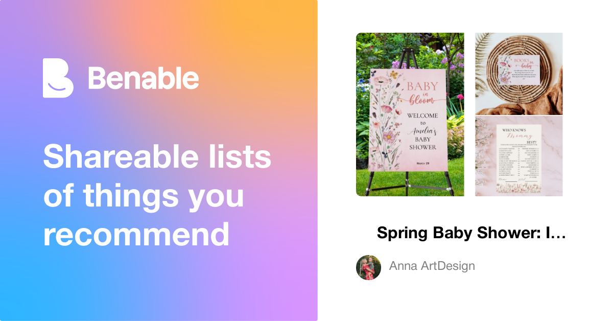 🌸 Spring Baby Shower: Ideas for a Cozy Celebration
