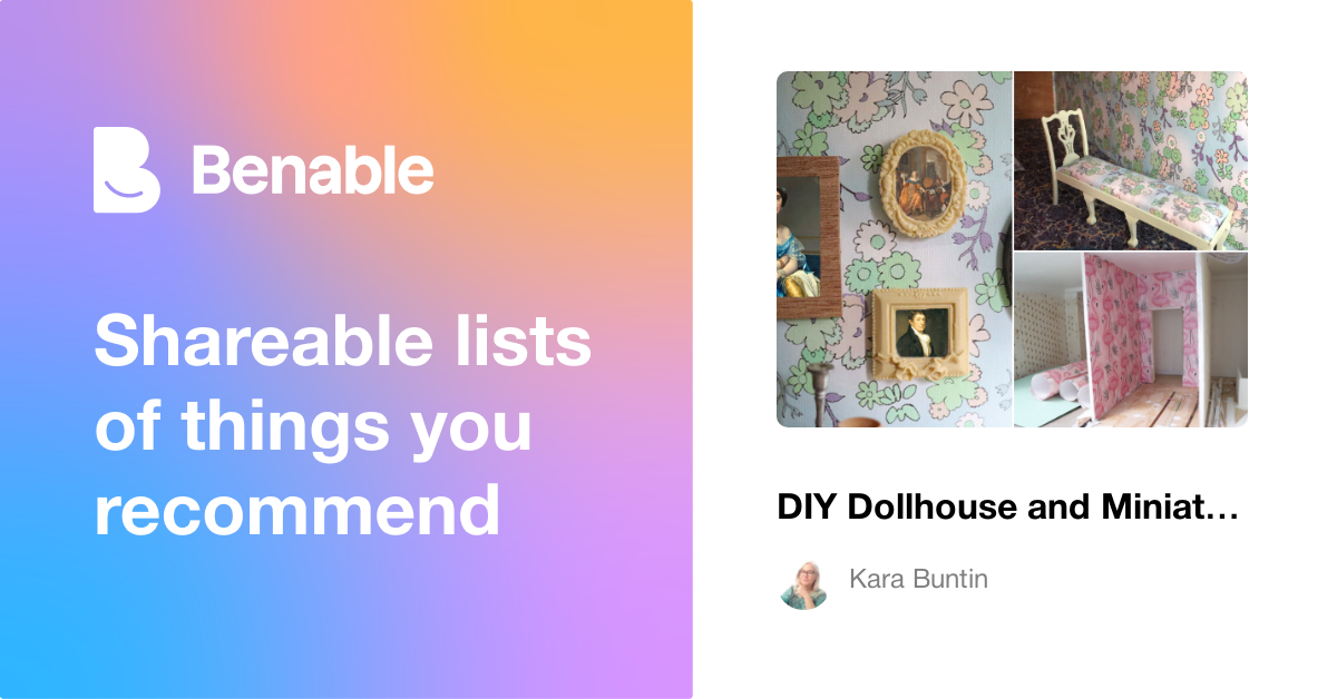 Diy Dollhouse And Miniatures Tutorials And Supplies