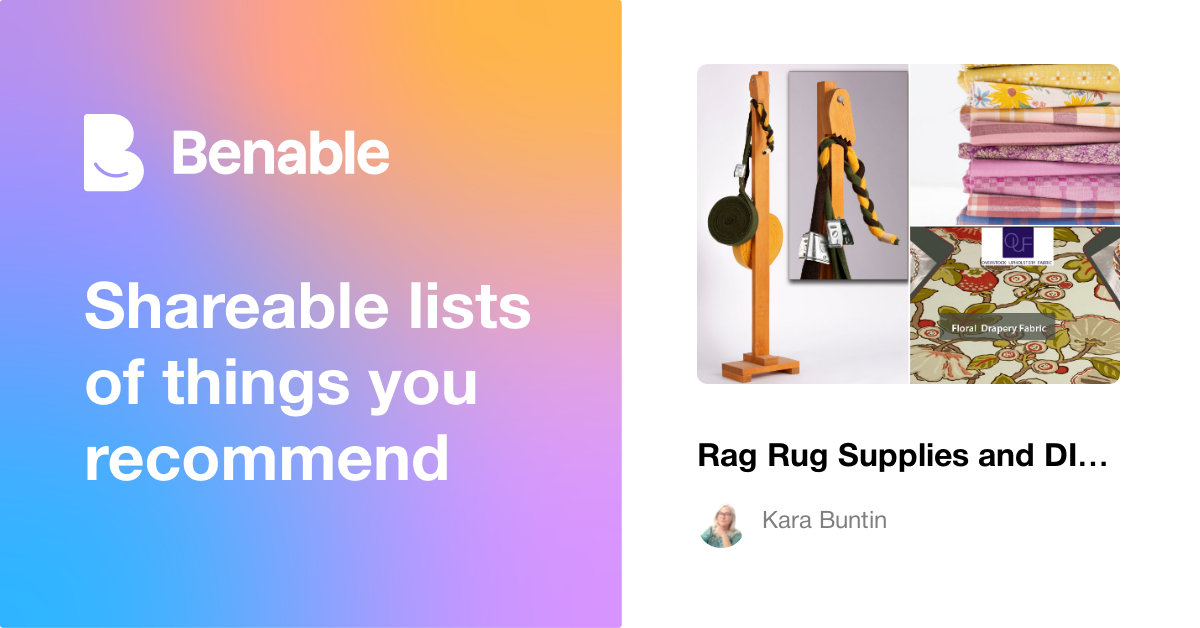 Rag Rug Supplies and DIY Tips