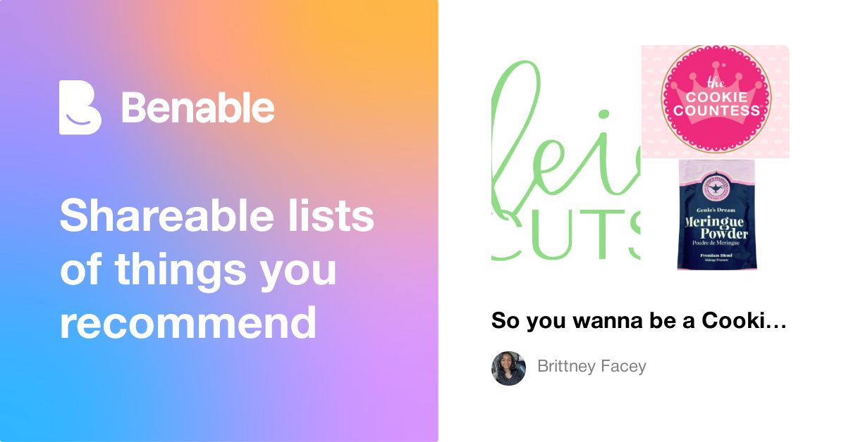 So you wanna be a Cookier?