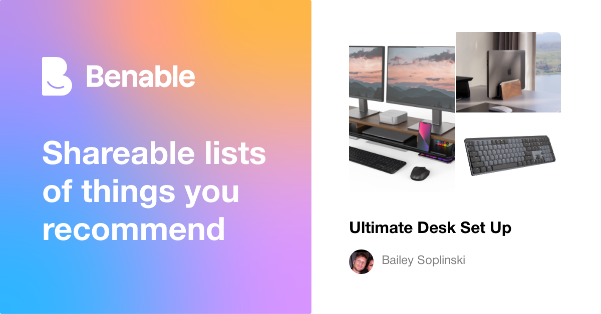 Ultimate Desk Set Up