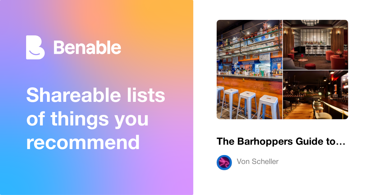 The Barhoppers Guide to Washington DC’s Best Bars in 2026
