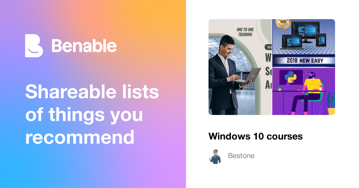Windows 10 courses