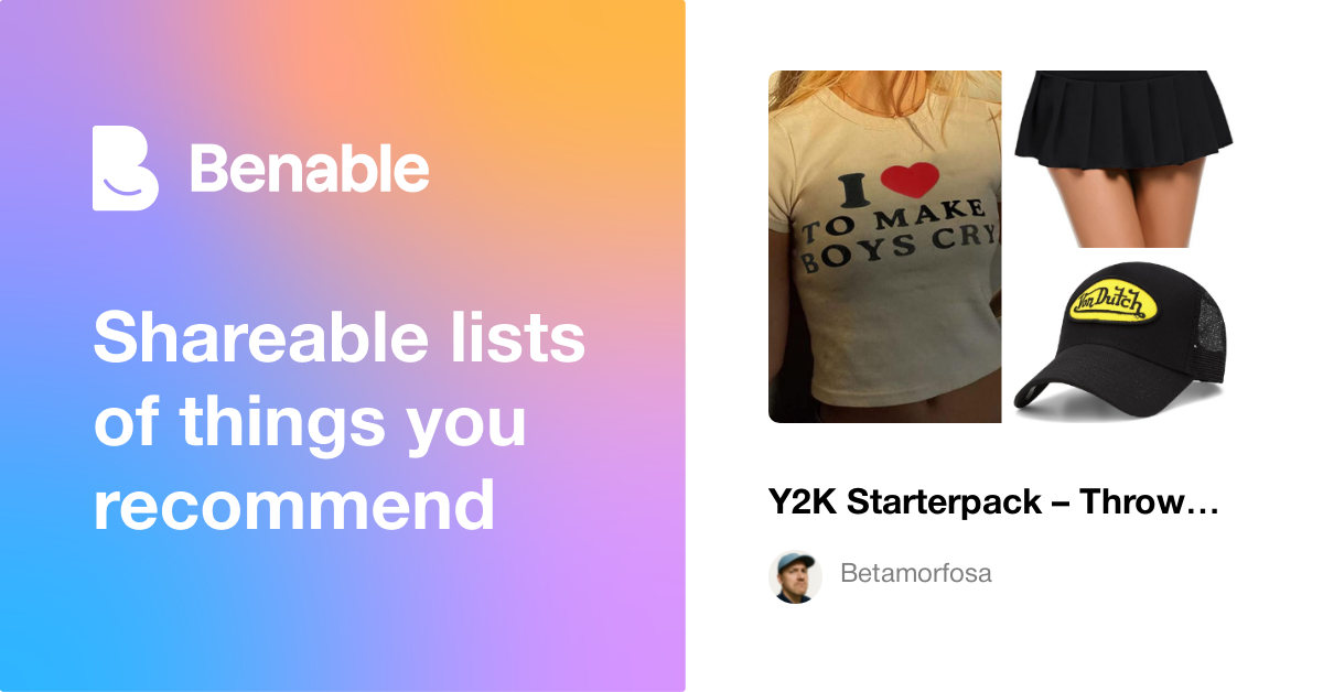 Y2K Starterpack – Throwback Looks with 2025 Vibes