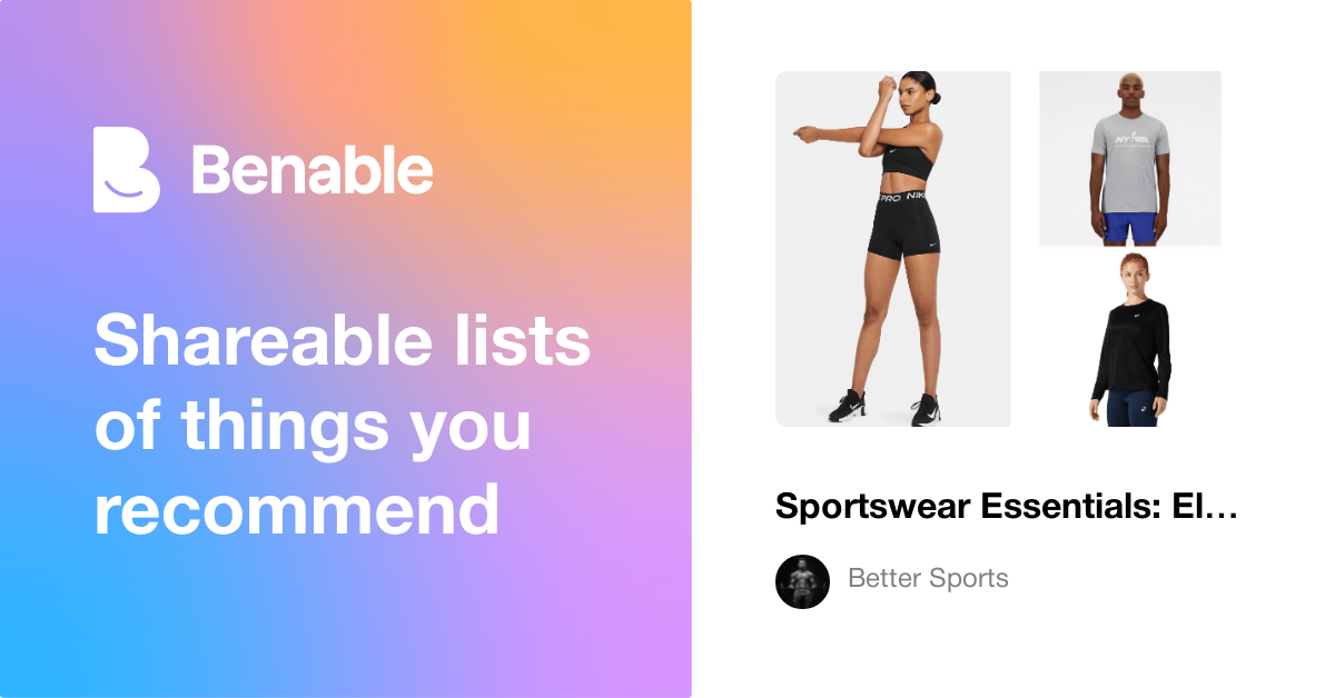 Sportswear Essentials: Elevate Your Athletic Style